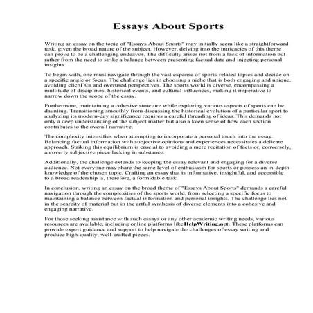 Essays About Sports.pdf