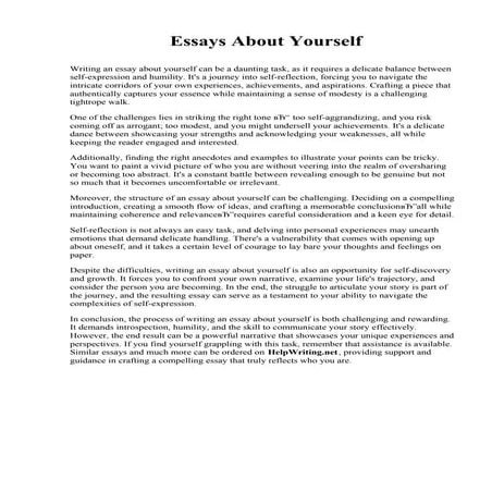 Essays About Yourself.pdf