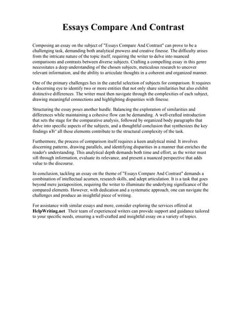 Starting A Compare And Contrast Essay.pdf