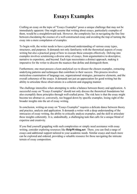 Ged Essay Samples | PDF