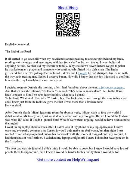 Poem Vs Short Story | PDF