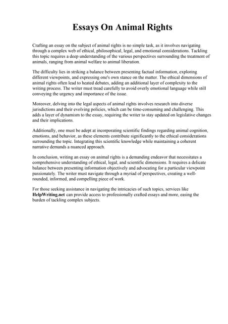 Persuasive Essay On Animal Rights.pdf