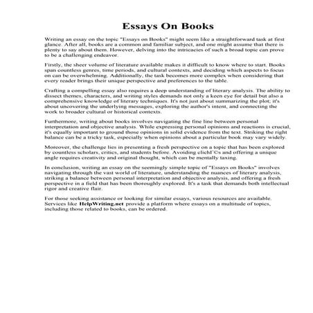 Essays On Books.pdf