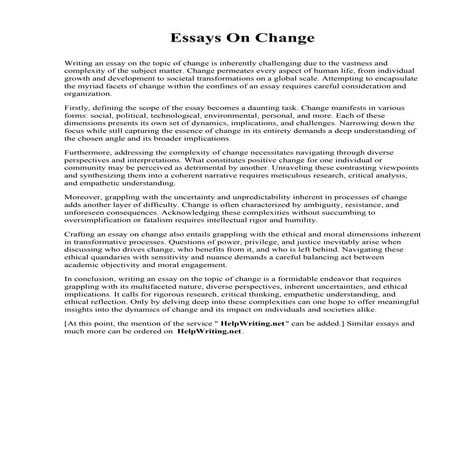 Essays On Change.pdf