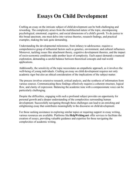 Human Development Essay.pdf