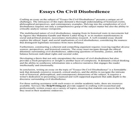 Essays On Civil Disobedience.pdf