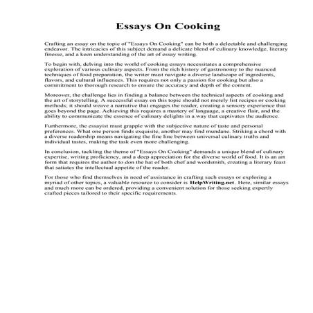 Essays On Cooking.pdf
