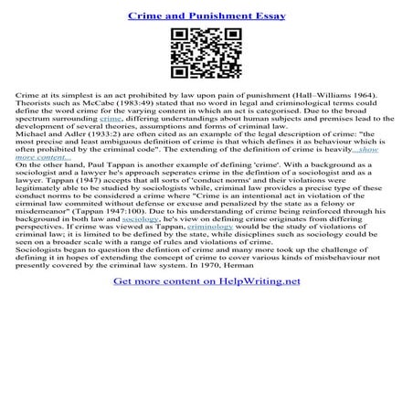 The concept, characterisitics and types of the crimes | PPT