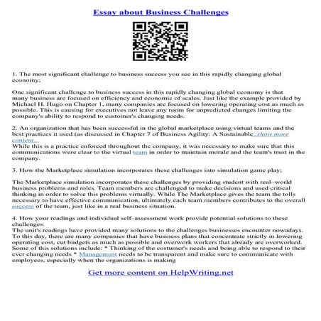 Essays On Current Issues | PDF