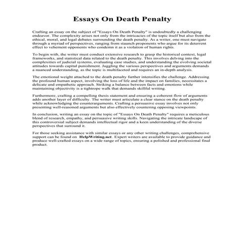 Essays On Death Penalty.pdf