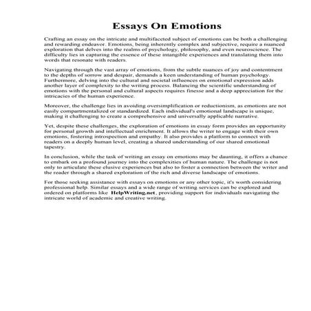 Essays On Emotions.pdf