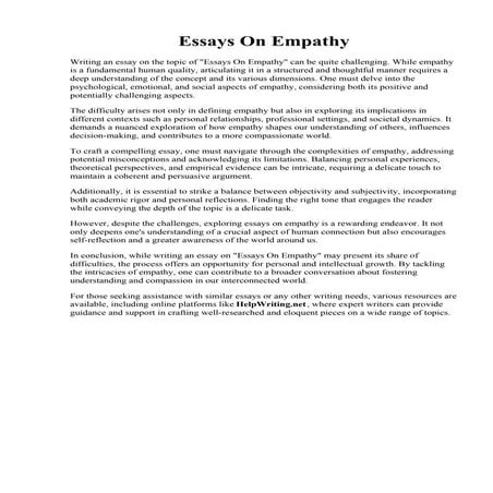 Essays On Empathy.pdf