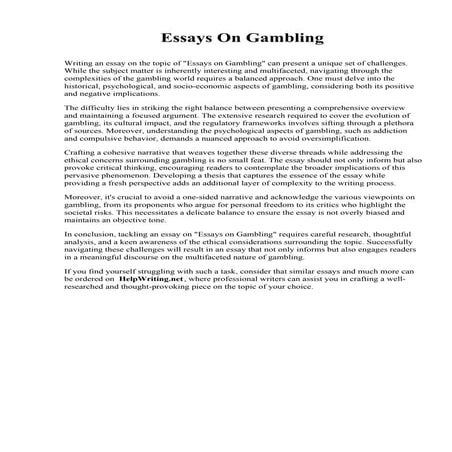 Essays On Gangs | PDF