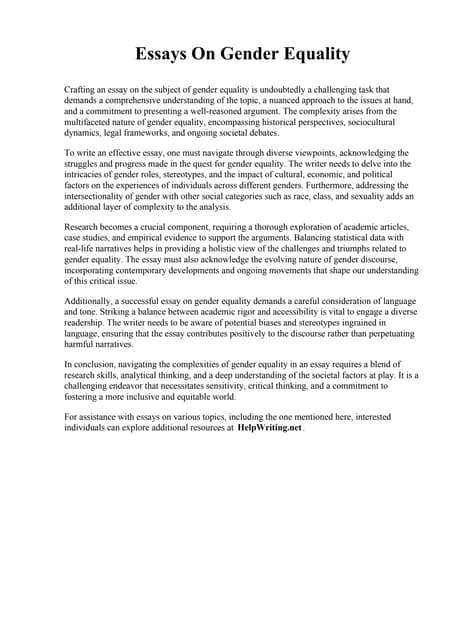 Essays On Gender Inequality.pdf