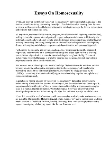 Homosexuality Essay.pdf