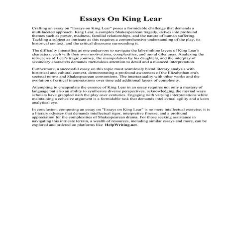Essays On King Lear.pdf