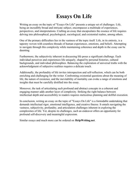 Essay On Human Nature | PDF