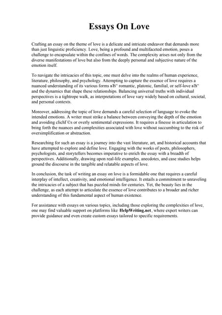 Sample Essay Love.pdf