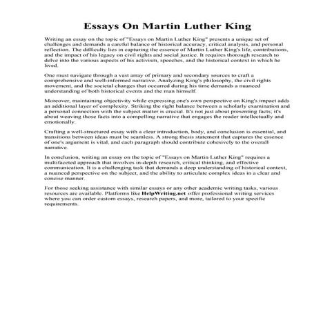 Essays On Martin Luther King.pdf