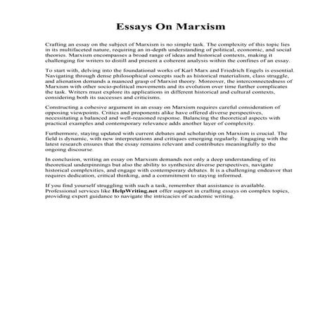 Essays On Marxism.pdf