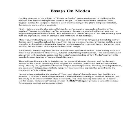 Essays On Medea.pdf
