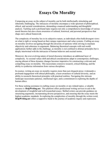 Importance Of Moral Values Essay.pdf