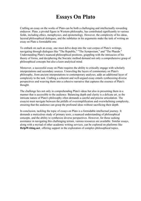 Plato Essay.pdf