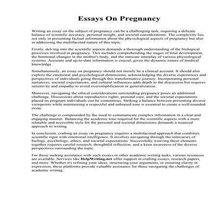 Essays On Pregnancy.pdf