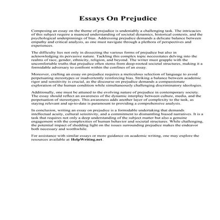 Essays On Prejudice.pdf