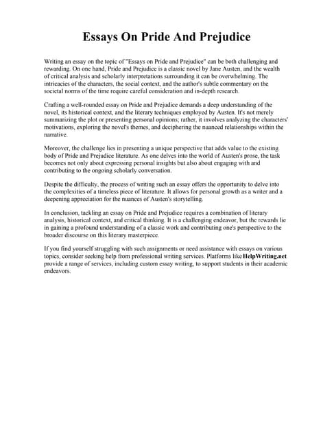 Pride And Prejudice Essay.pdf