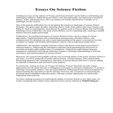 Essays On Science Fiction.pdf