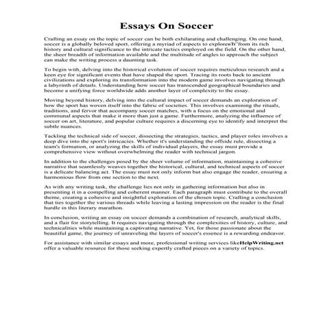 Essays On Soccer.pdf