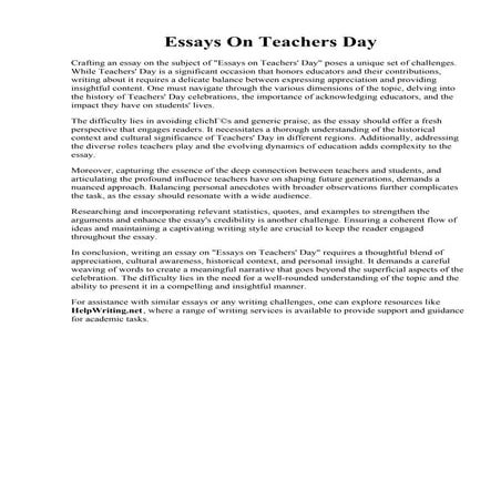 Essays On Teachers Day.pdf