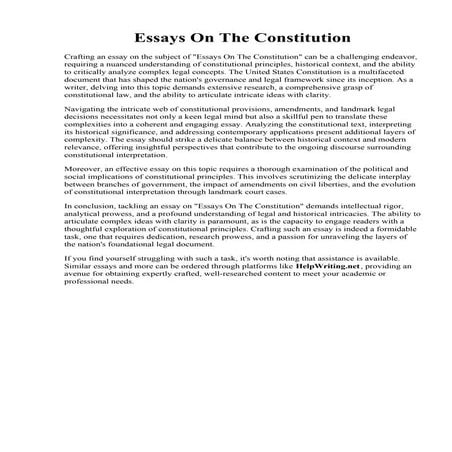 Essays On The Constitution.pdf