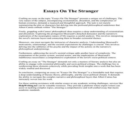 Essays On The Stranger.pdf