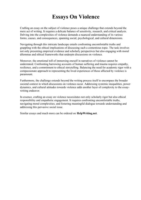 Violence Essay.pdf