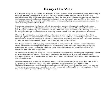 Essays On War.pdf