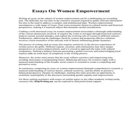 Essays On Women Empowerment.pdf