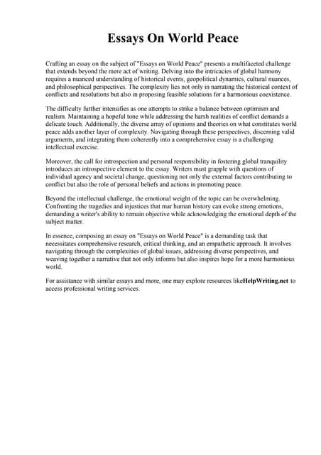 Essay World Peace.pdf