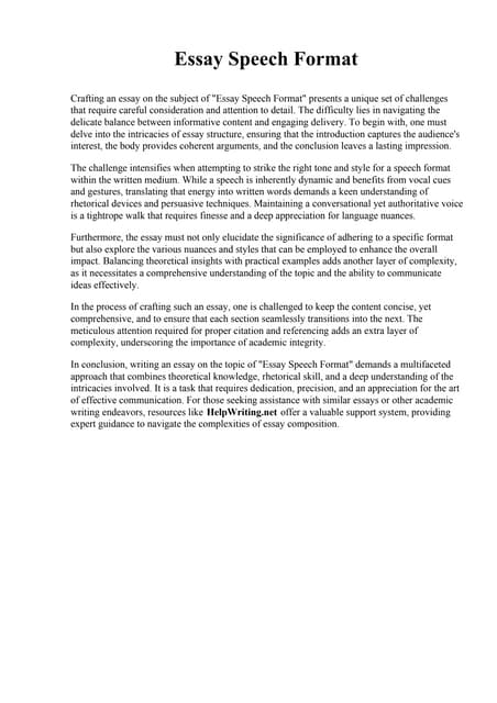 Sample Essay Of Speech.pdf