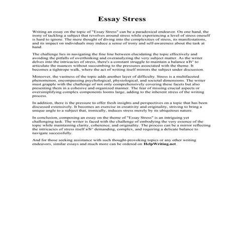 Stress Essays.pdf