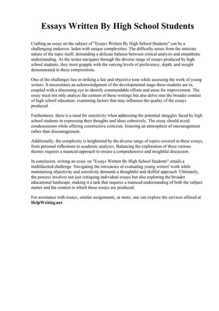 Essay On Student.pdf