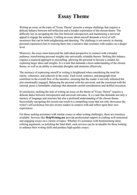 Sample Of Reflective Essay | PDF