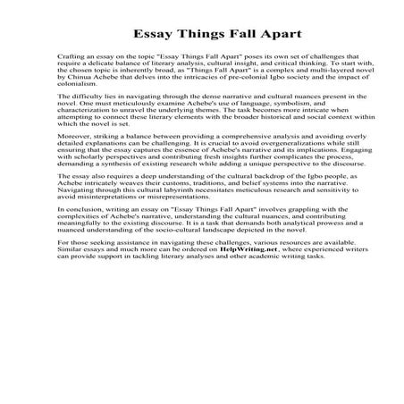 Things Fall Apart Essay.pdf
