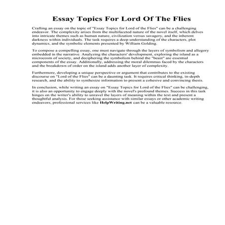 Descriptive Essay Writing Examples | PDF