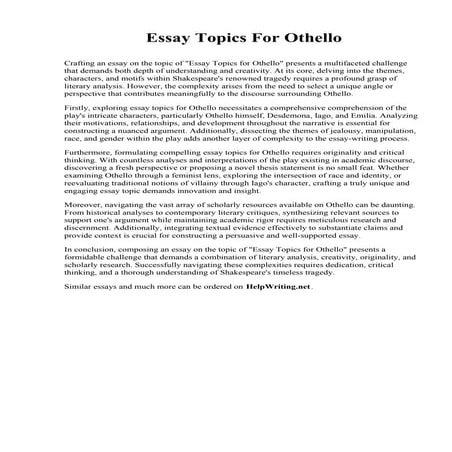 Othello Essay Topics.pdf