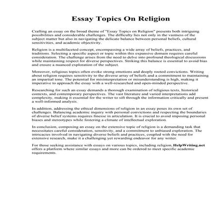 Essay On Muslim Religion.pdf