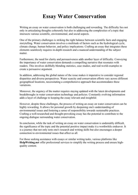 Water Management Essay.pdf