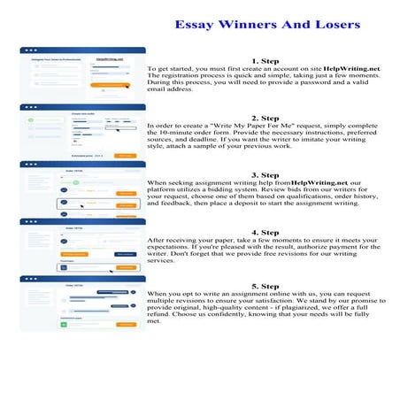 Essay Winners And Losers | PDF