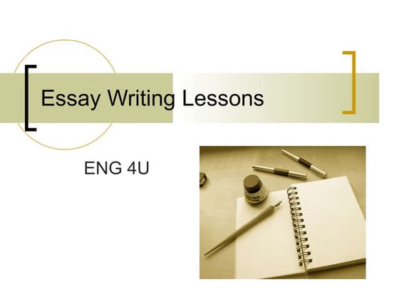 Essay Writing (Structure) | PPT